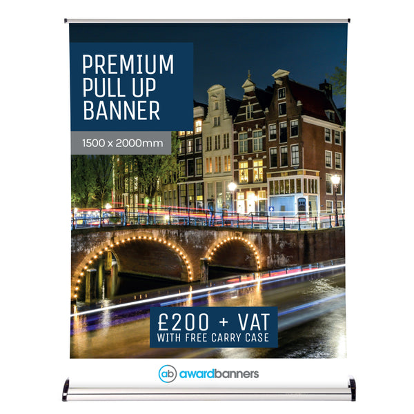 Premium Pull Up Banner - 1500mm – Award Banner and Signs Ltd