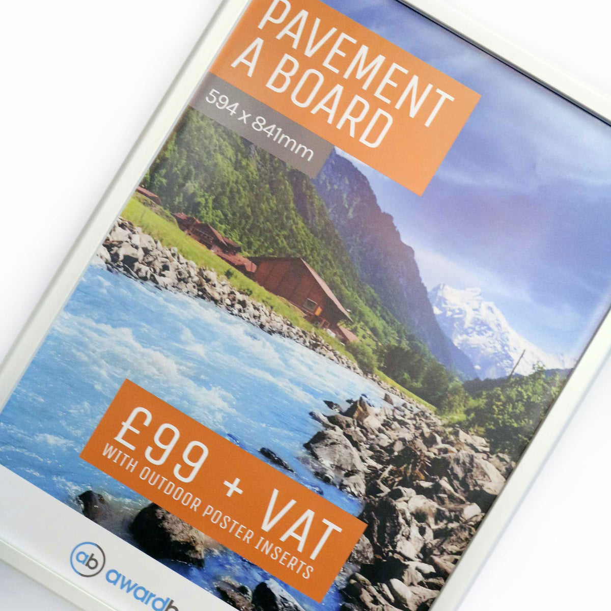 A1 A-Board - With Printed PVC Posters – Award Banner and Signs Ltd