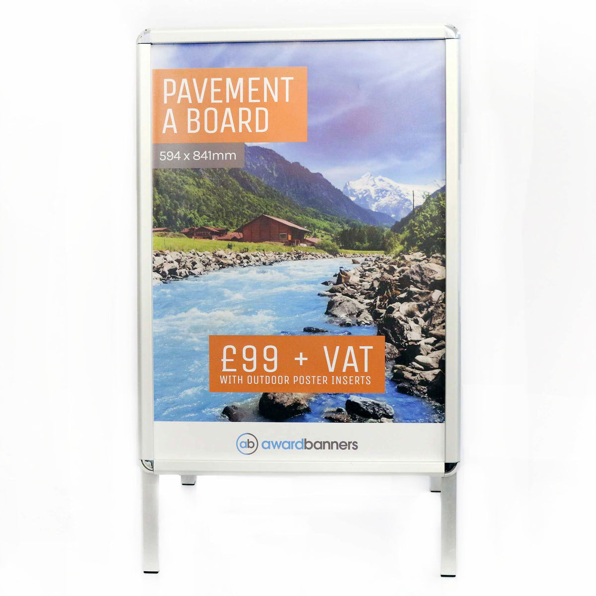 A1 A-Board - With Printed PVC Posters – Award Banner and Signs Ltd