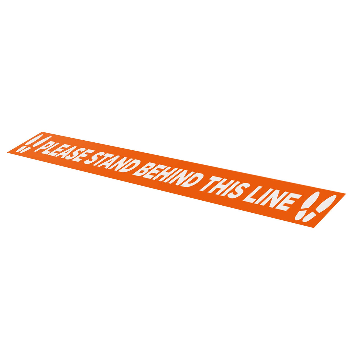 Please Stand Behind This Line - 1000mm x 70mm - Social Distancing Floo ...